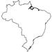 Brazil Blank Outline Map Glossy Poster Picture Photo Print Banner ...