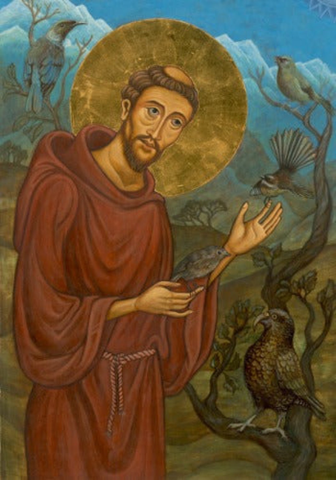 SAINT FRANCIS GLOSSY Poster Picture Photo Print Banner St Assisi ...