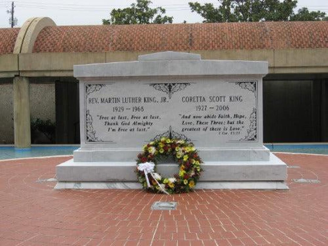 Martin Luther Coretta King Tombstone Poster Picture Photo Print ...