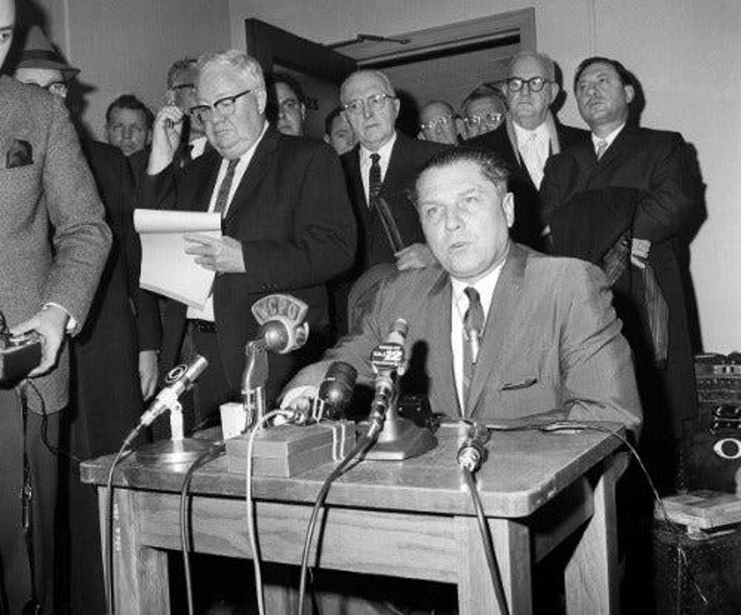 Jimmy James R Hoffa Glossy Poster Picture Photo Banner Teamster Union ...