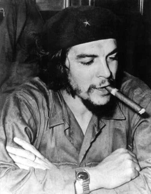 CHE GUEVARA SMOKING Cigar Glossy Poster Picture Photo El - Etsy