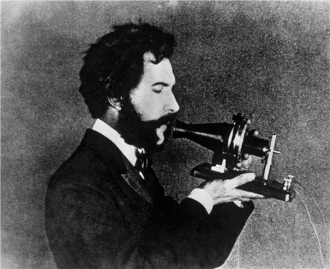 ALEXANDER GRAHAM BELL Glossy Poster Picture Photo Telephone - Etsy