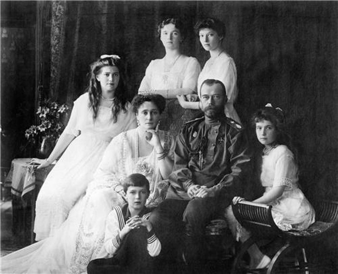 Tsar Nicholas Ii Family Glossy Poster Picture Photo Anastasia Russia ...