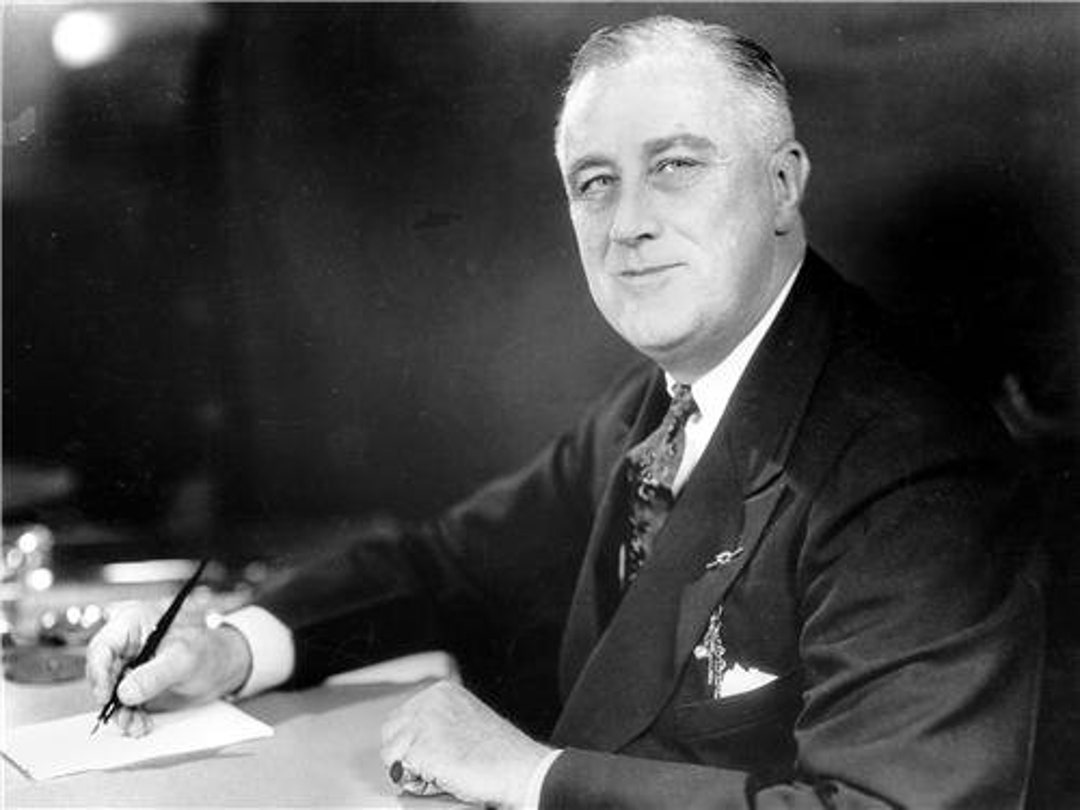 FRANKLIN D. ROOSEVELT GLOSSY Poster Picture Photo Fdr - Etsy