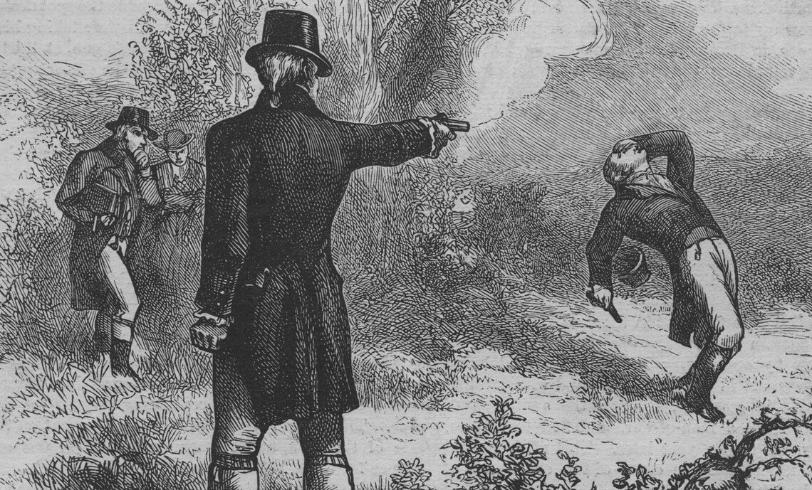 Alexander Hamilton Aaron Burr Duel Fight Poster Picture Photo Print ...