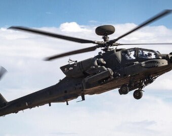 Ah 64 Apache Poster - Etsy