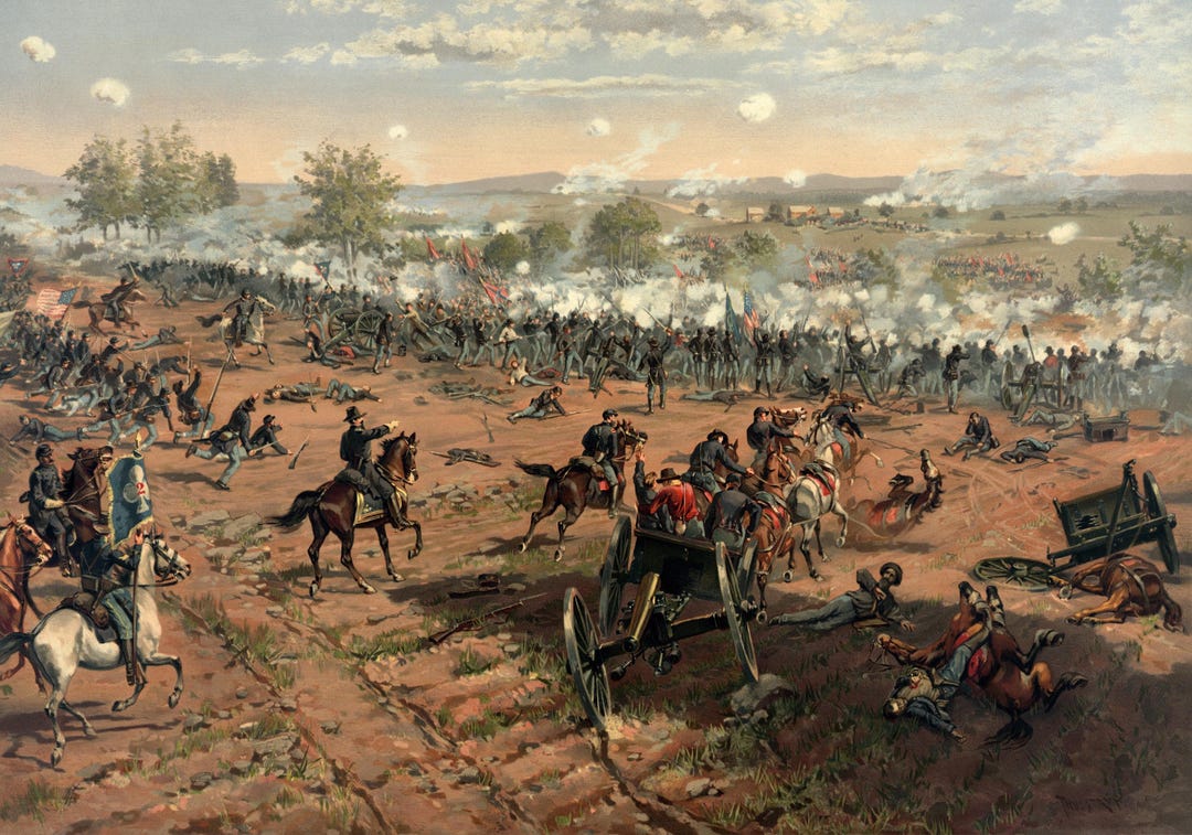 Battle of Gettysburg Restoration Glossy Poster Picture Photo Print ...