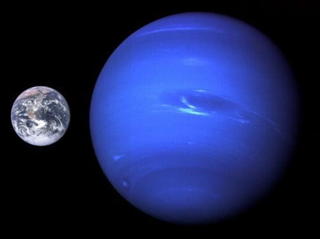 Neptune Earth Glossy Poster Picture Photo Banner Planets Solar System ...