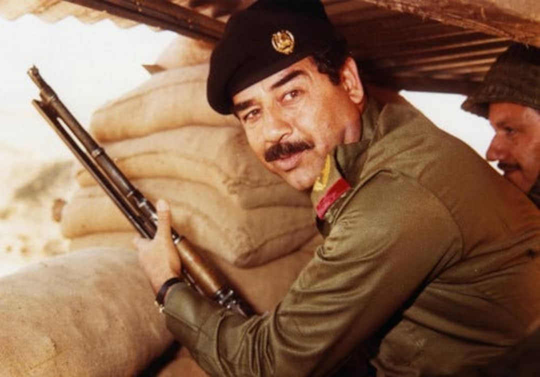 SADDAM HUSSEIN GLOSSY Poster Picture Photo Banner Tikrit Iraq Baghdad ...