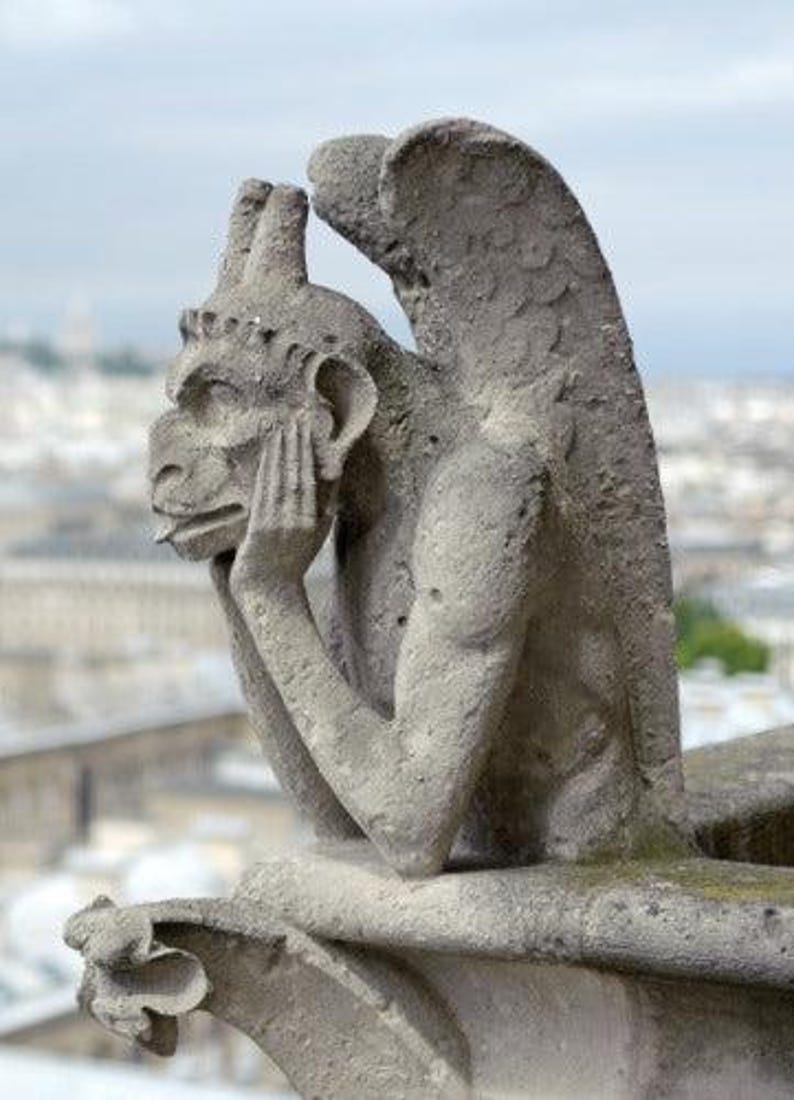 Notre Dame De Paris Cathedral Glossy Poster Picture Photo Banner Print ...