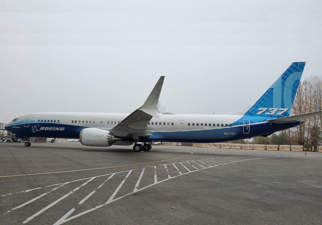 Boeing 737 Max 10 Jet Airplane Glossy Poster Picture Photo Banner Print ...
