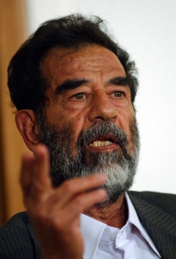SADDAM HUSSEIN POSTER Picture Photo Banner Print Iraq - Etsy