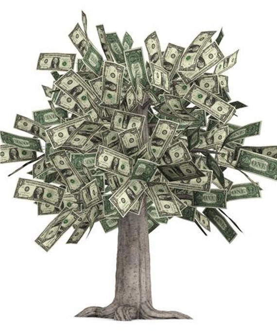 MONEY TREE GLOSSY Poster Picture Photo Grows Dollars Bills - Etsy