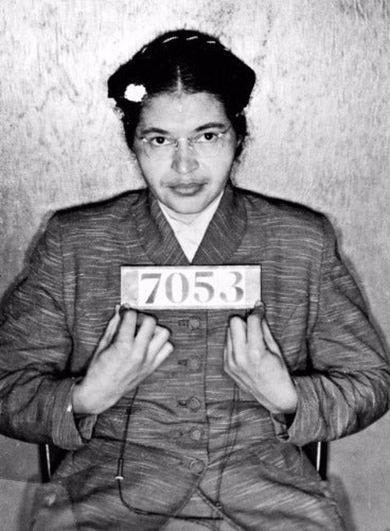 ROSA PARKS MUG Shot Glossy Poster Picture Photo Mugshot Bus Civil ...