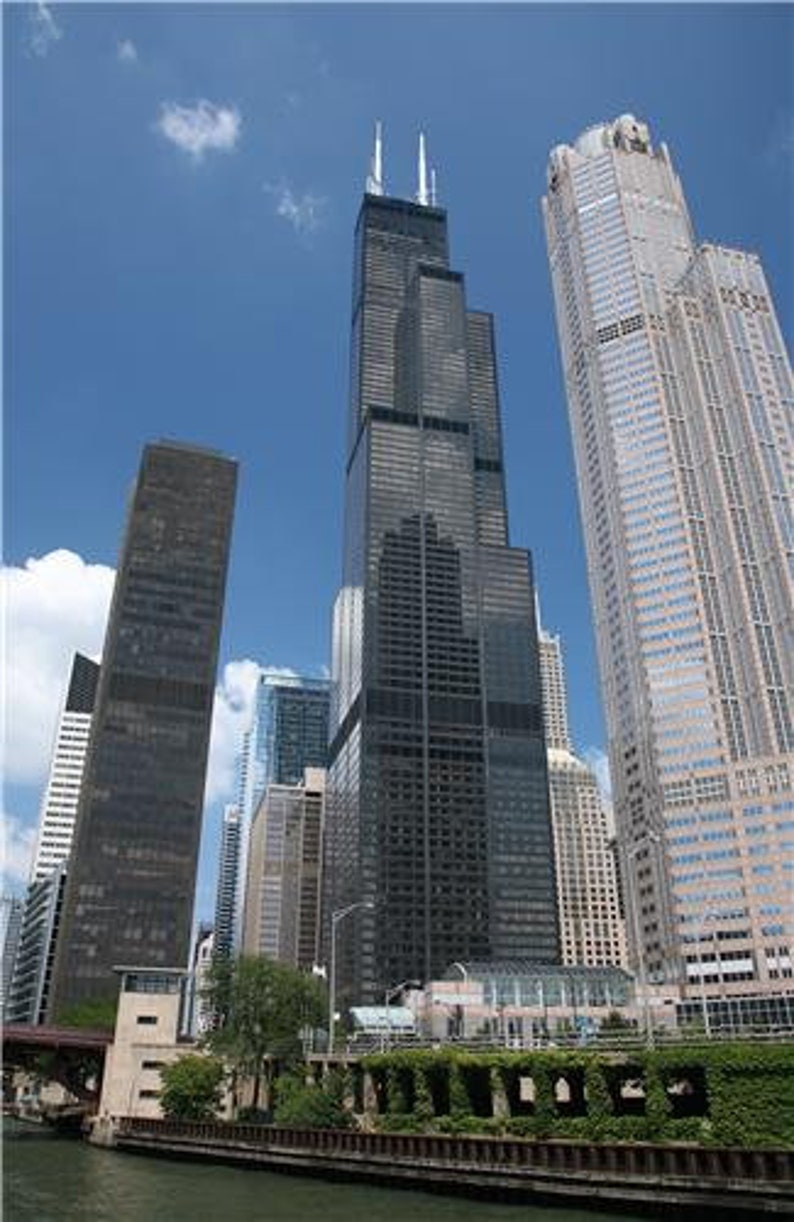 CHICAGO SEARS TOWER Glossy Poster Picture Photo Willis - Etsy