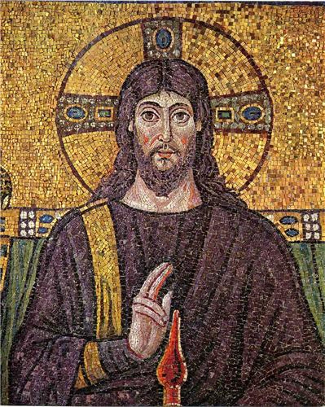 Beautiful Jesus Christ Portrait Glossy Poster Picture Photo Lord Savior ...