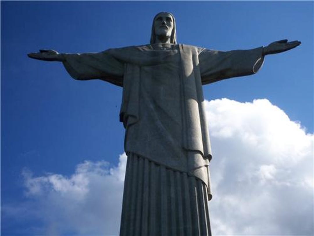Christ the Redeemer Glossy Poster Picture Photo Brazil Jesus Statue ...
