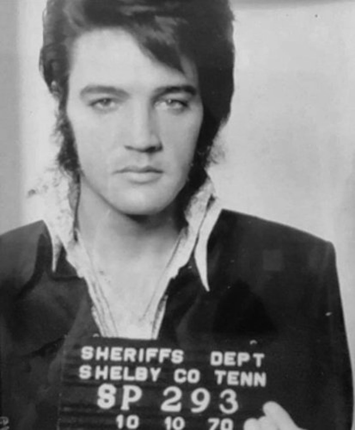 ELVIS PRESLEY PORTRAIT Mug Shot Glossy Poster Picture Photo Mugshot ...