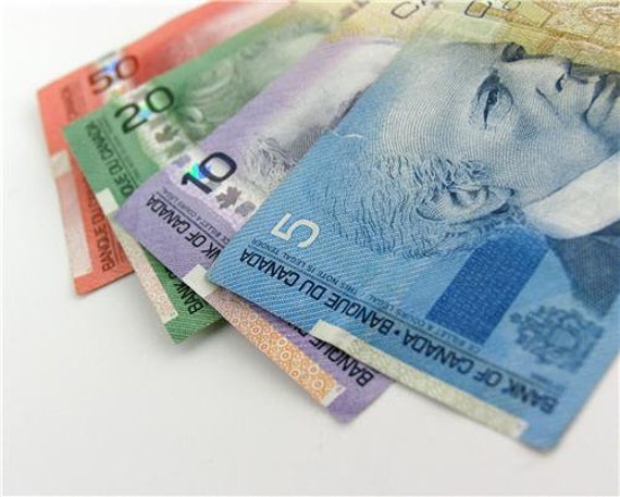 CANADIAN CURRENCY GLOSSY Poster Picture Photo Paper Money - Etsy