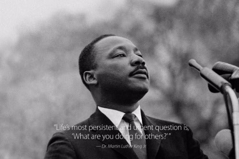 MARTIN LUTHER KING Jr Glossy Poster Picture Photo Dream Speech Civil ...