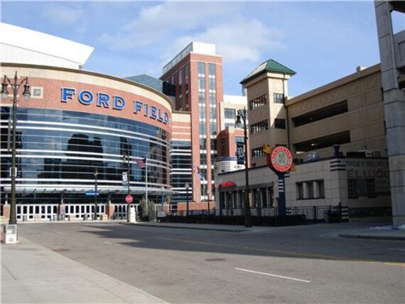 FORD FIELD GLOSSY Poster Picture Photo Detroit Downtown Lions - Etsy