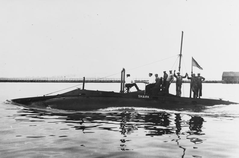 Uss Shark Ss-8 Navy Submarine Glossy Poster Picture Photo Print Banner ...