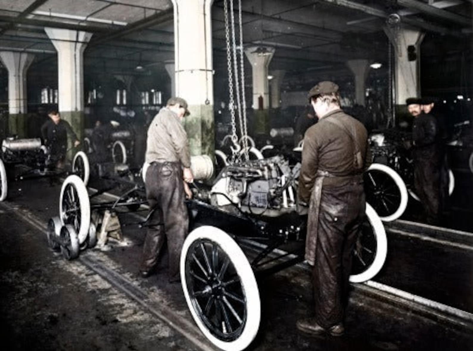 FORD ASSEMBLY LINE Glossy Poster Picture Photo Banner Cars - Etsy