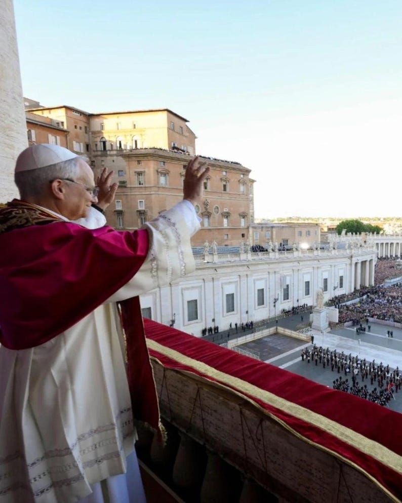 Pope Leo Xiv St. Peter's Square Wave Poster Picture Photo Print Banner ...