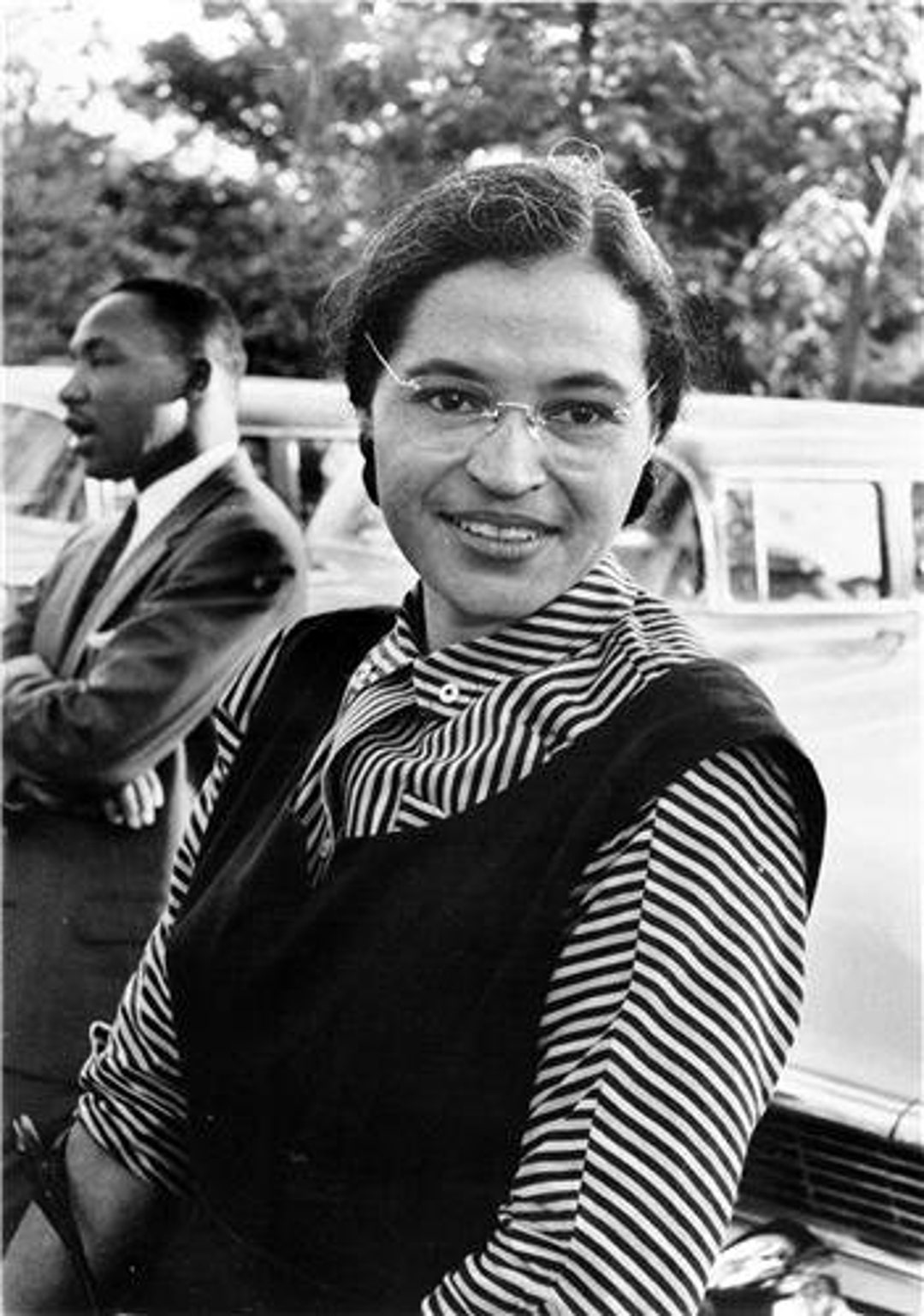 VINTAGE ROSA PARKS Glossy Poster Picture Photo Classic Old Civil Rights ...