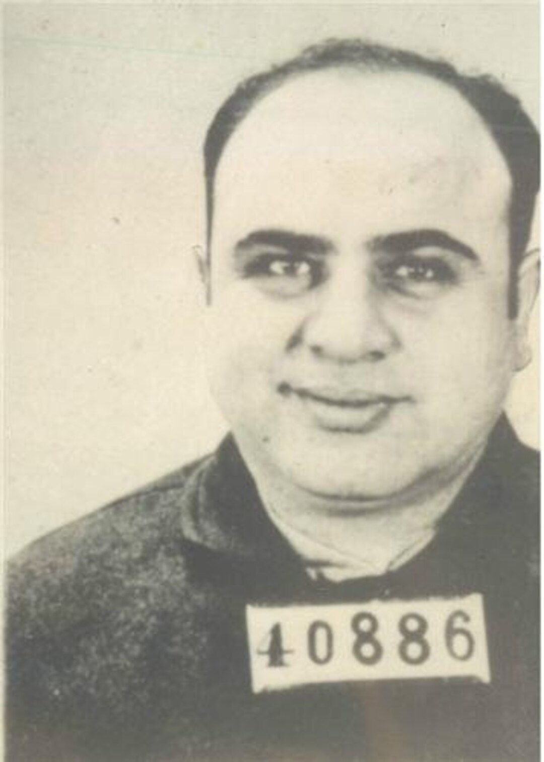 AL CAPONE MUG Shot Portrait Glossy Poster Picture Photo Mafia Mob ...