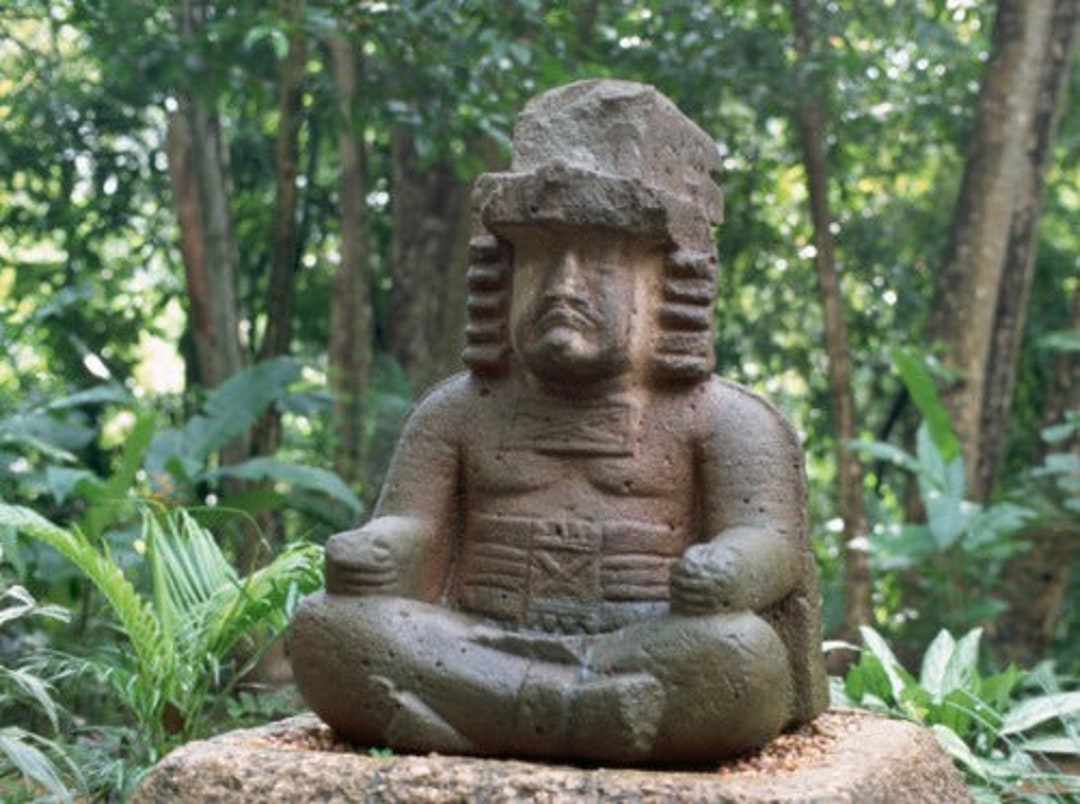 OLMEC STATUE GLOSSY Poster Picture Photo Banner Head - Etsy