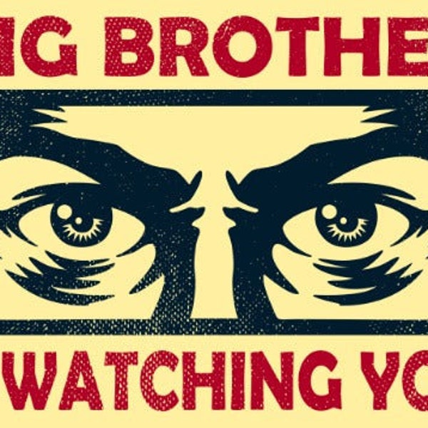 Big Brother is Watching You Poster - Etsy
