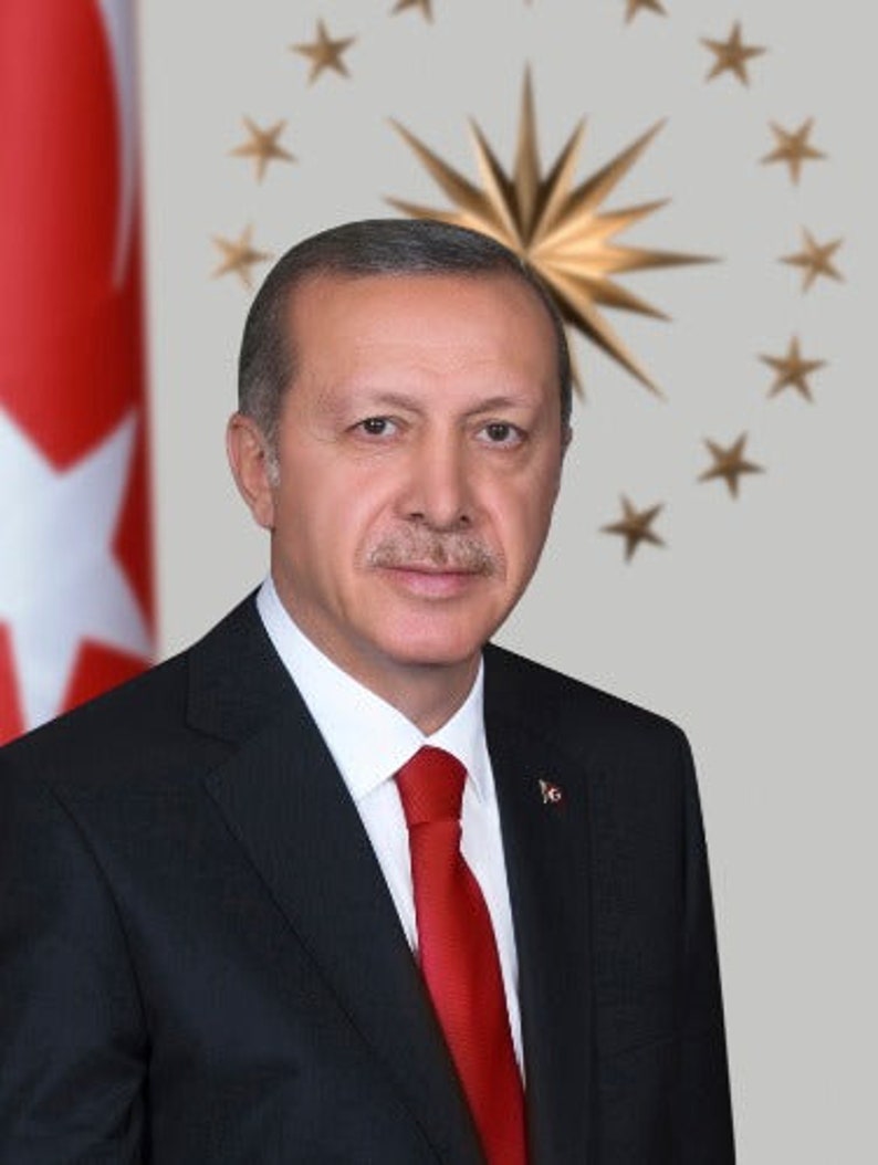 RECEP TAYYIP ERDOGAN Glossy Poster Picture Photo Banner Turkey - Etsy