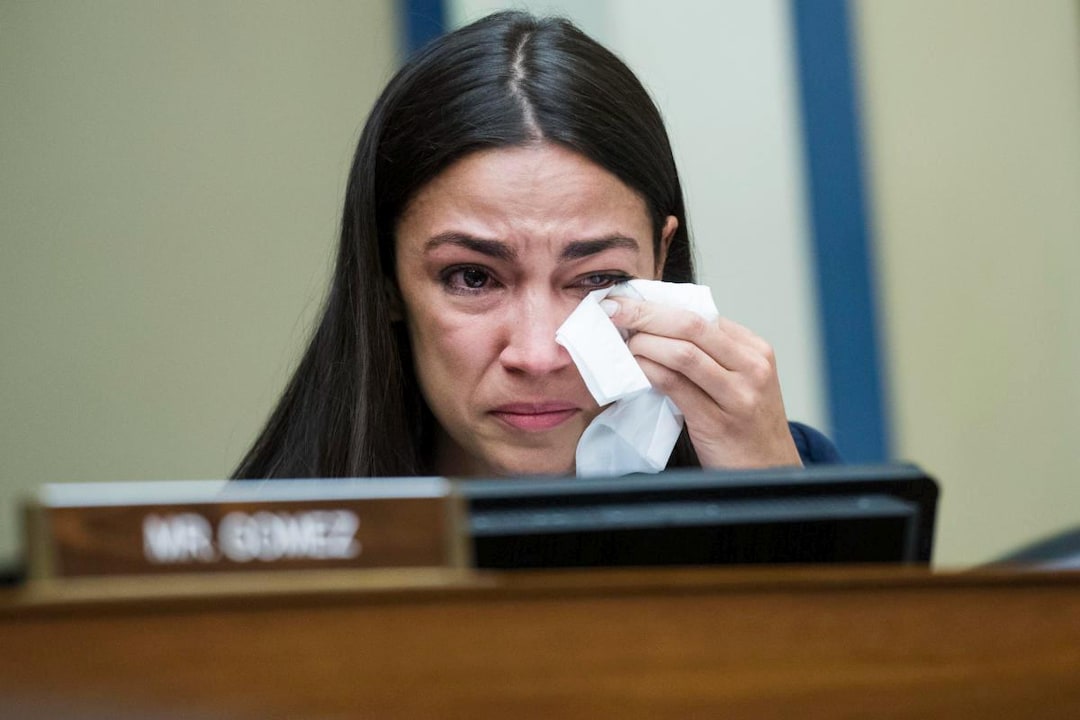 Alexandria Ocasio-cortez Aoc Crying Poster Picture Photo Print Banner ...