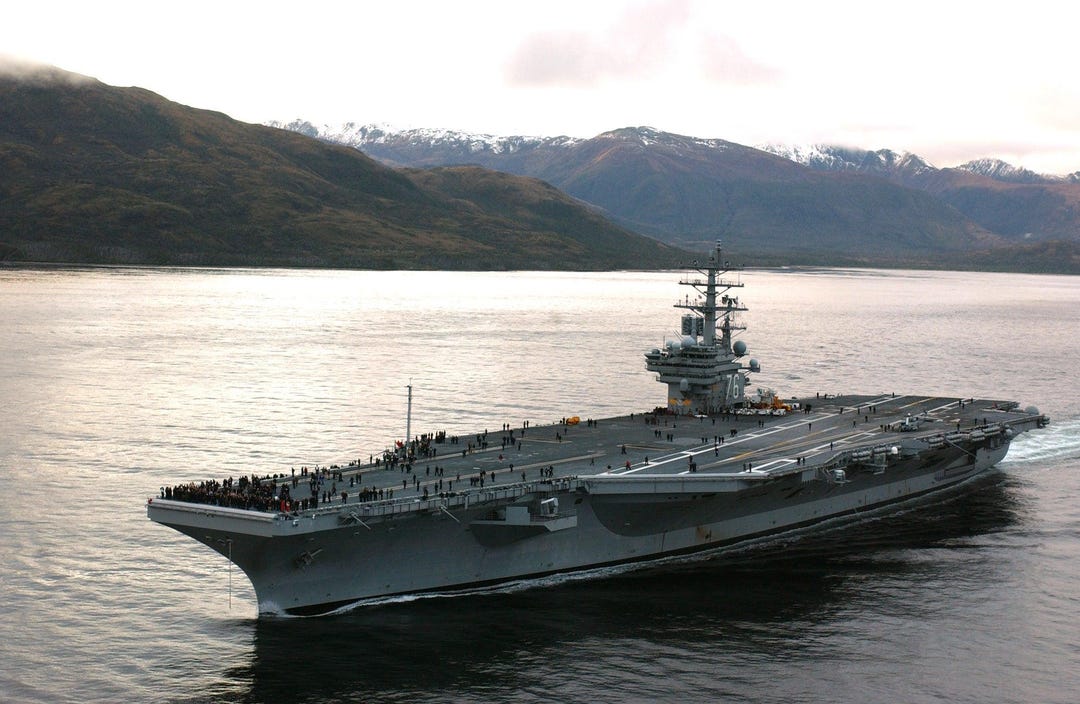 Uss Ronald Reagan Nimitz Class Navy Ship Glossy Poster Picture Photo ...