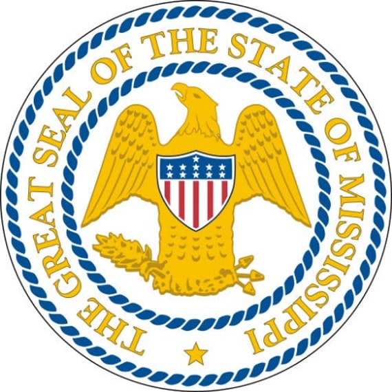 STATE OF MISSISSIPPI Seal Glossy Poster Picture Banner Print - Etsy