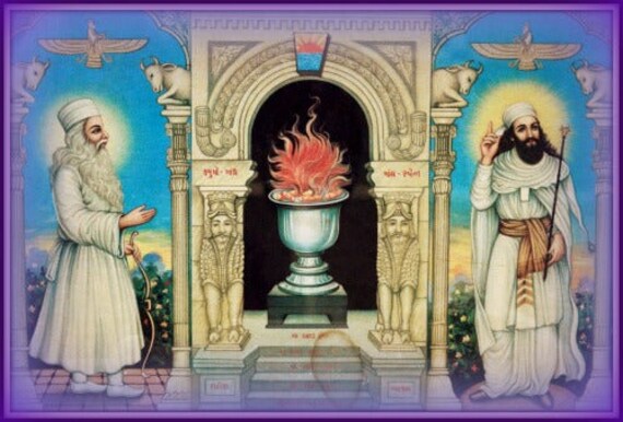 ZOROASTER GLOSSY POSTER Picture Banner Zarathustra Yasna - Etsy