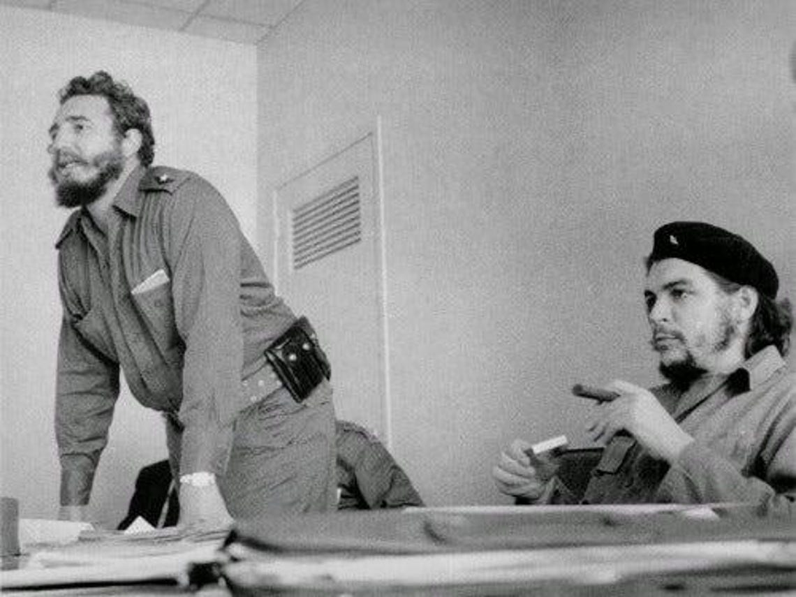 Che Guevara & Fidel Castro Glossy Poster Picture Photo Banner Print ...