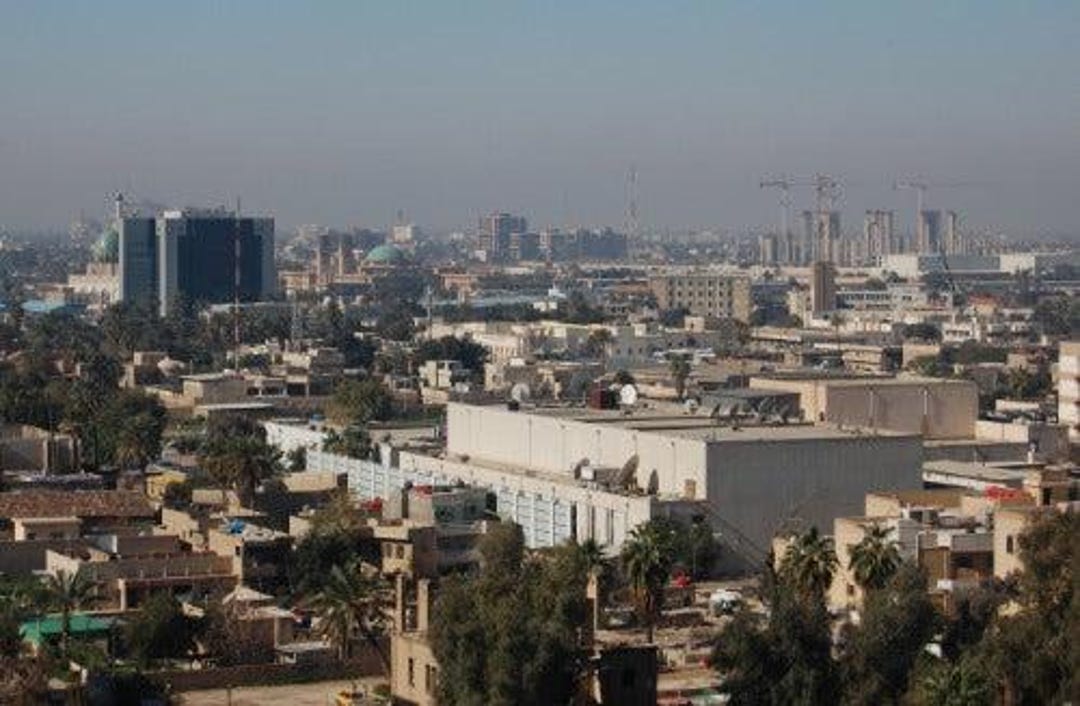 Baghdad Iraq Skyline Glossy Poster Picture Photo Banner Aerial View ...