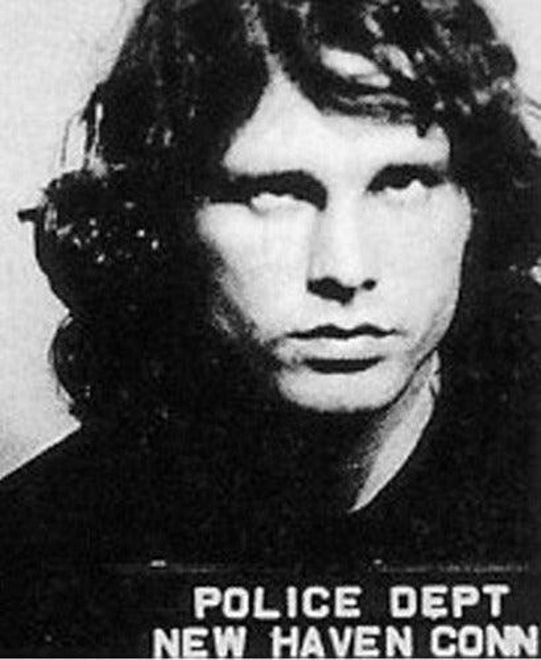 Jim Morrison Booking Photo Glossy Poster Picture Photo Banner Arrest ...