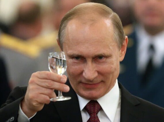 VLADIMIR PUTIN TOAST Poster Picture Banner Print Photo Russia - Etsy