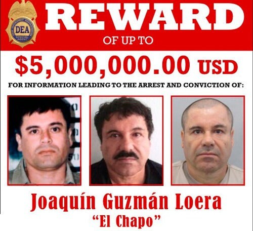 EL CHAPO GUZMAN Dea Poster Glossy Poster Picture Photo Banner Mugshot ...