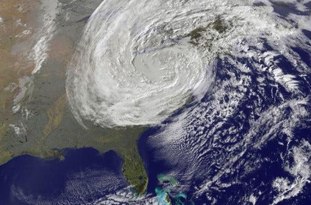 Hurricane Sandy Cyclone Glossy Poster Picture Banner Print Photo ...
