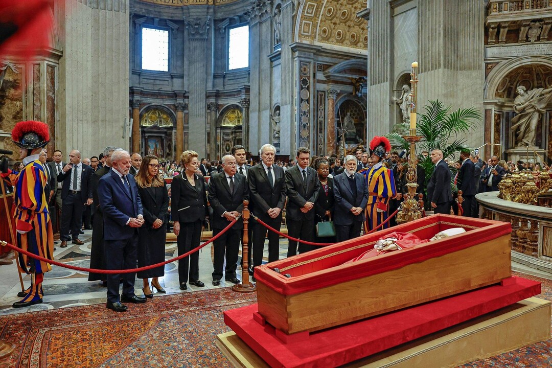 Pope Francis Funeral Casket Respect Poster Picture Photo Print Banner ...