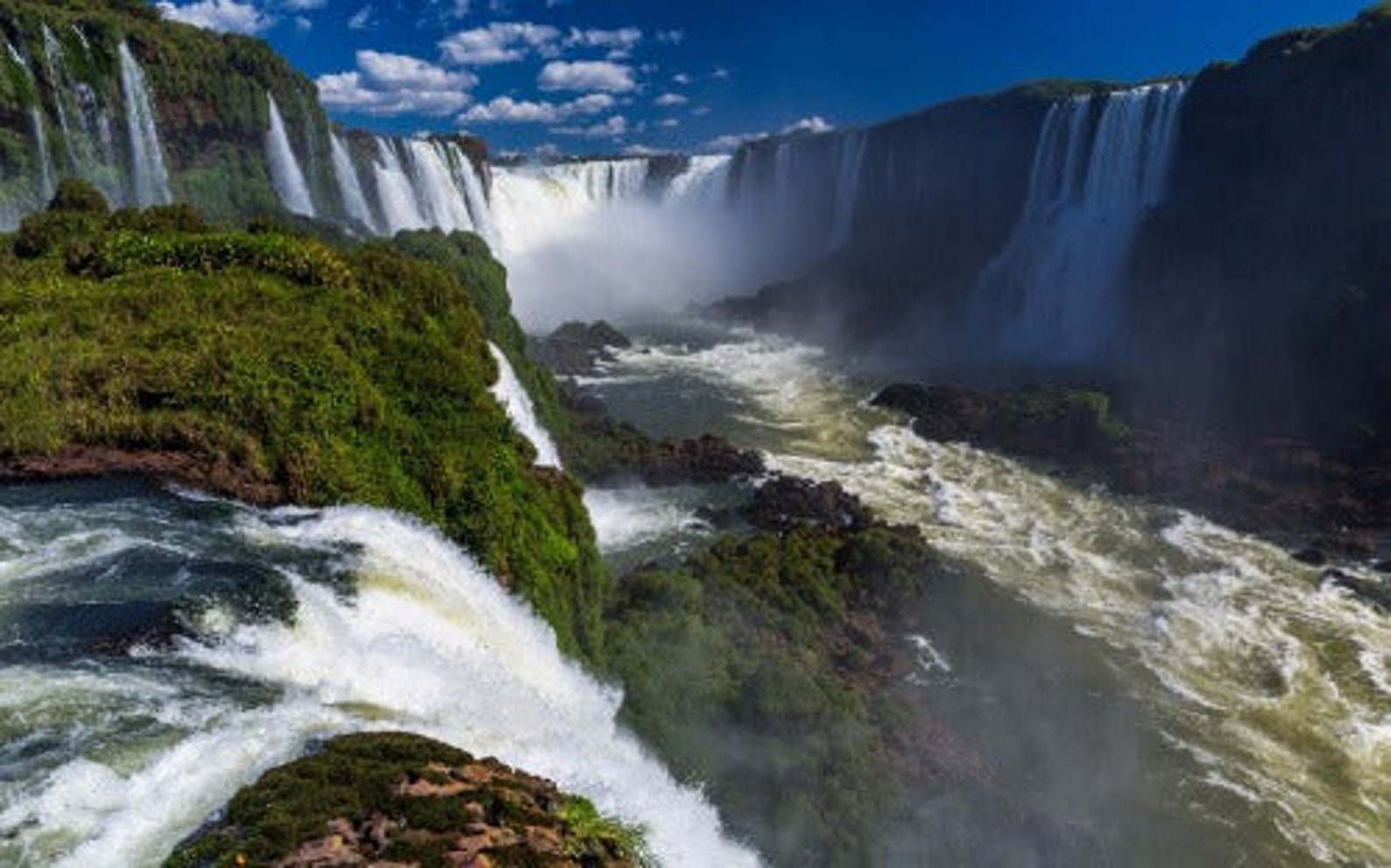 IGUAZU FALLS GLOSSY Poster Picture Photo Argentina Brazil Waterfall ...