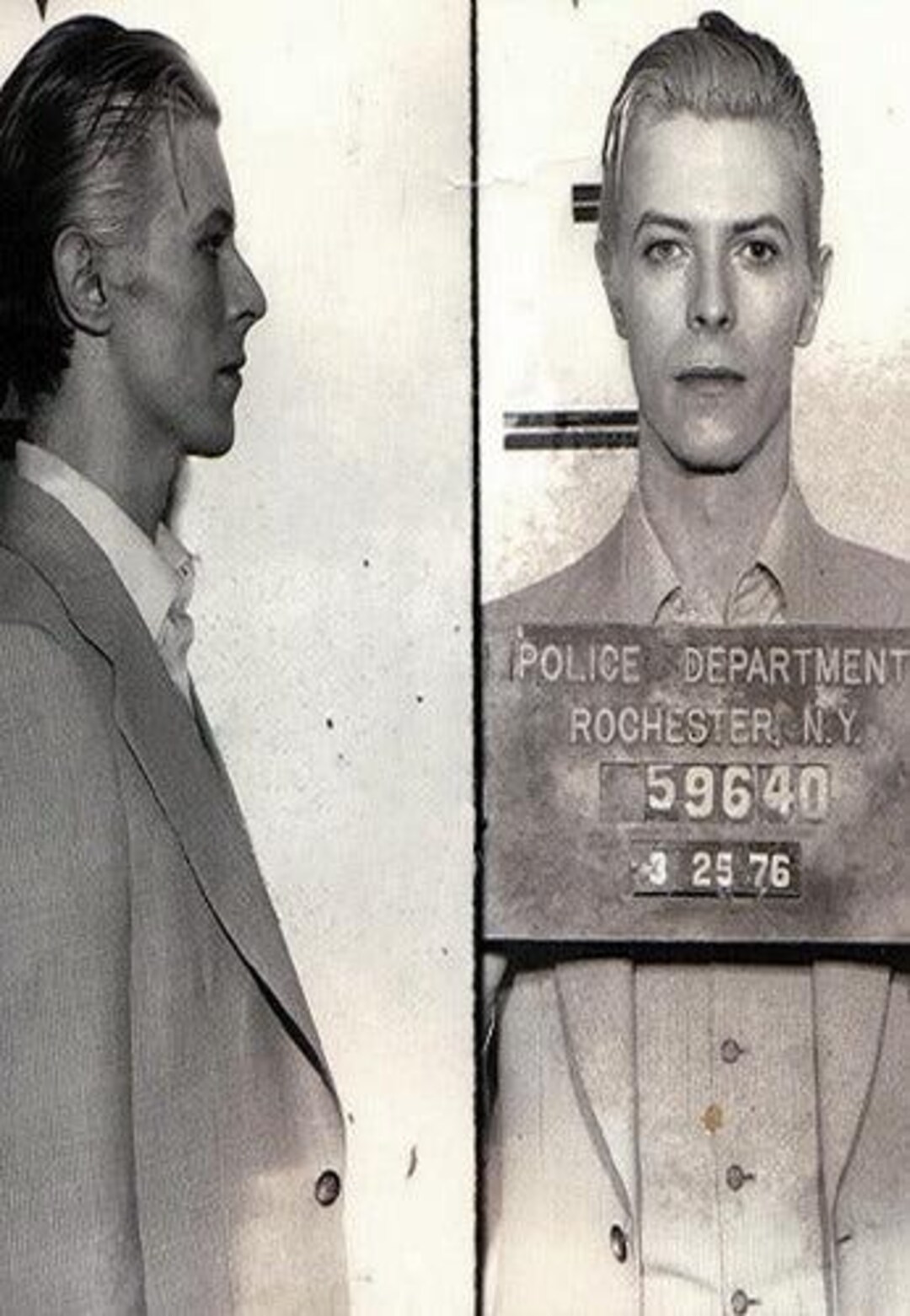 David Bowie Police Photo Glossy Poster Picture Photo Music Celebrity ...