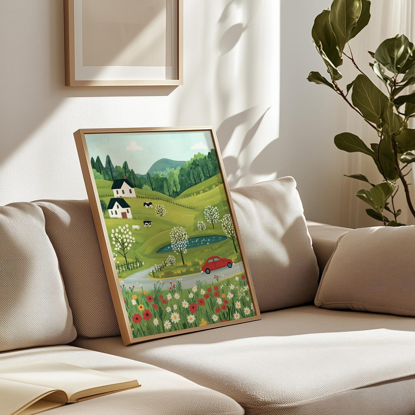 Printable Wall Art, Whimsical Farmhouse Print, Maximalist Wall Art ...