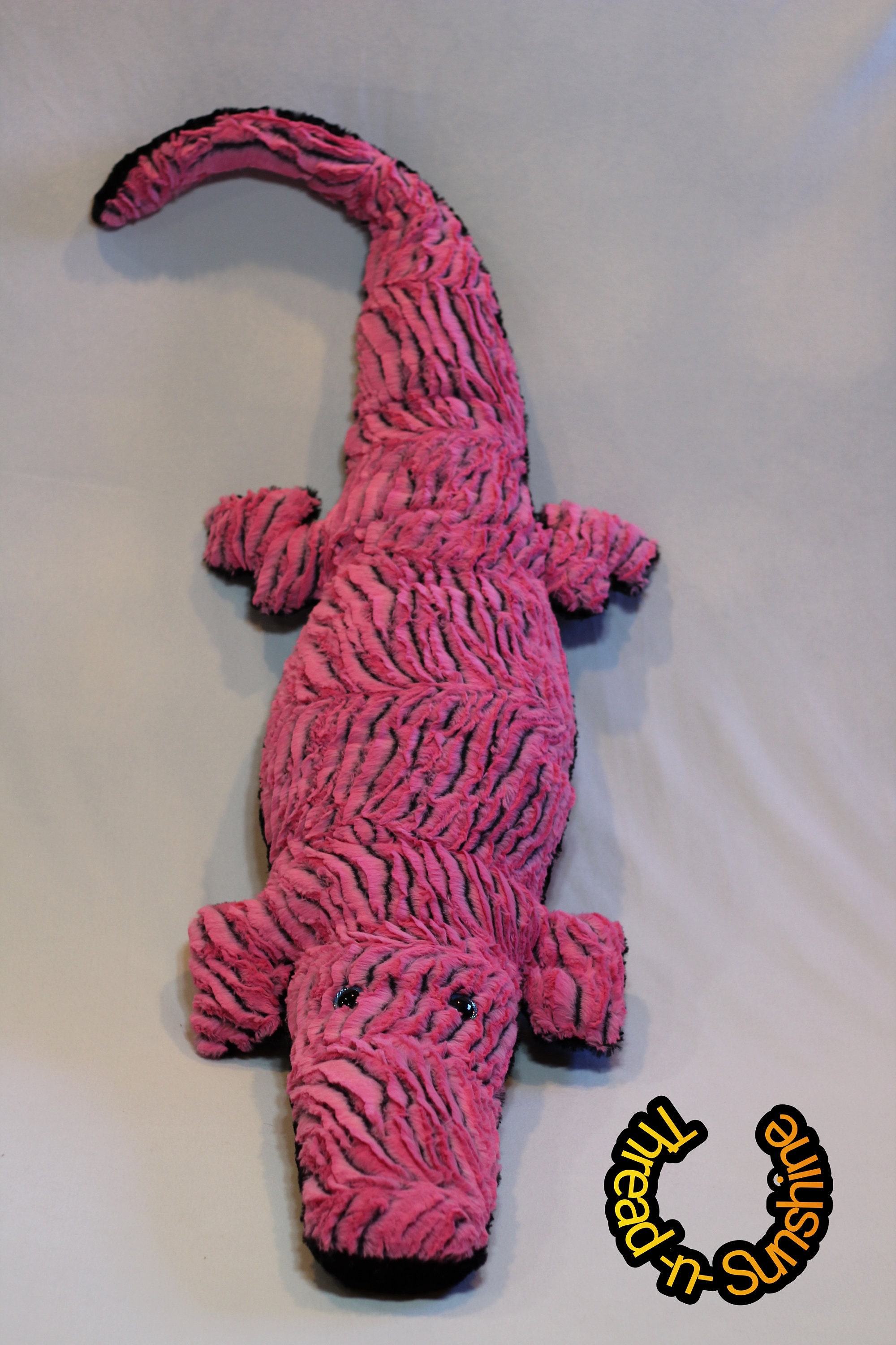 Alligator Stuffed Animal-minky Stuffed Alligator Plush - Etsy