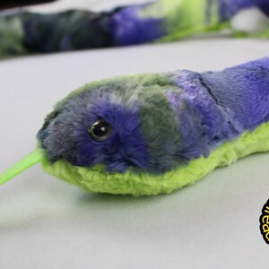 Snake Stuffed Animal-minky Stuffed Snake-plush Snake Stuffie-weighted ...