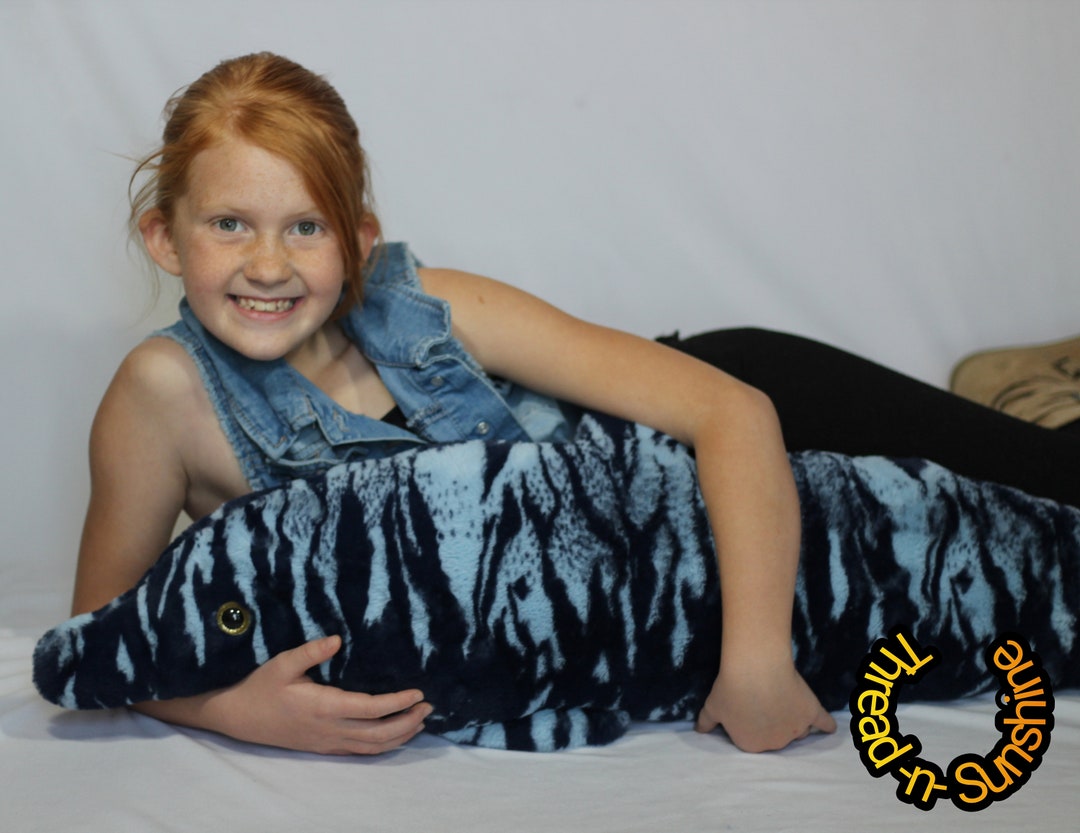 Dolphin Stuffed Animal- Stuffed Minky Dolphin- Soft Plush Dolphin-minky ...